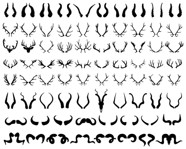 Cuernos imágenes de stock de arte vectorial | Depositphotos