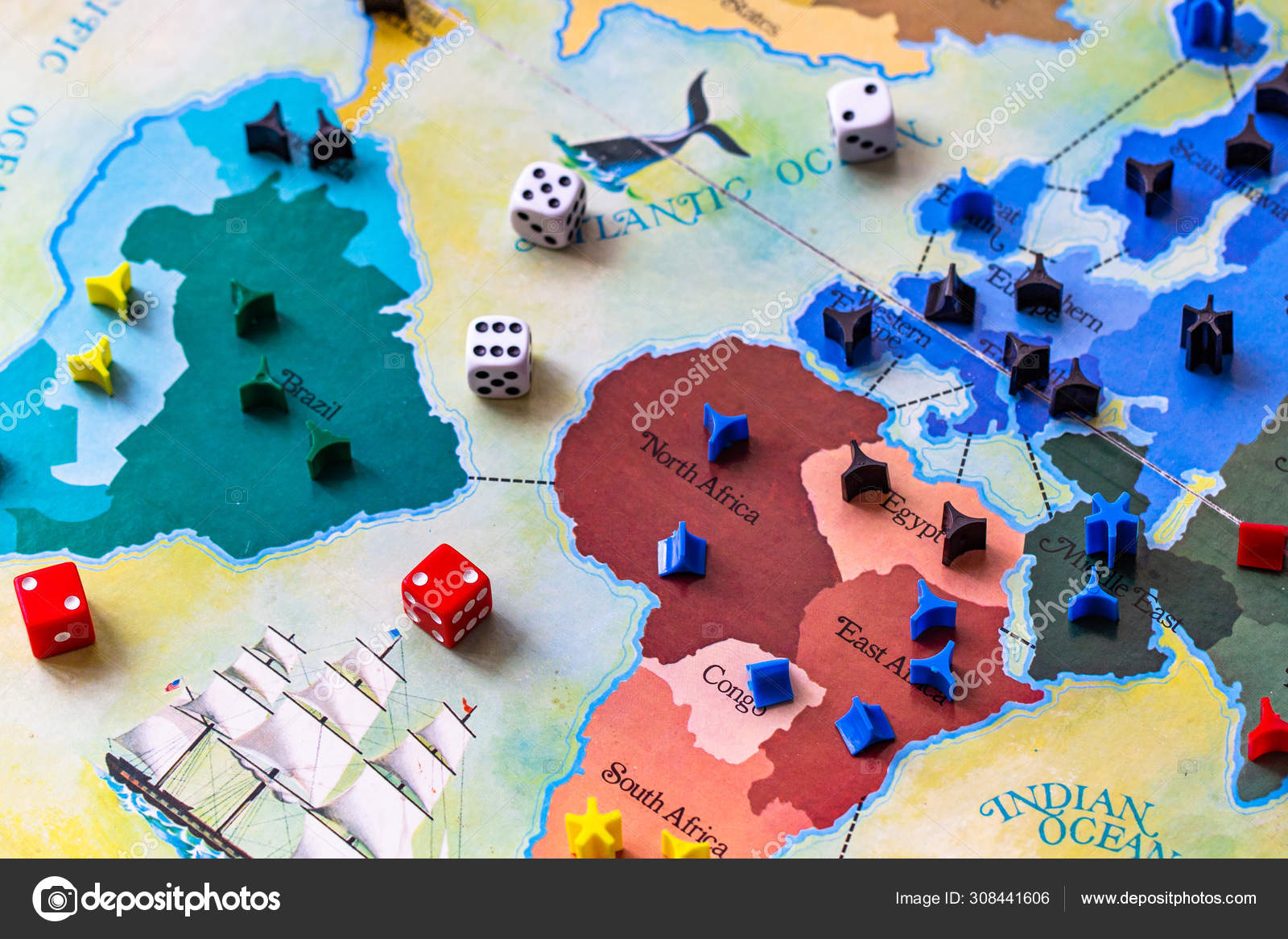 1975 Risk Board Game Cards Dice Tokens — Stock Editorial Photo ... 1975 Risk Board Game Cards Dice Tokens — Stock Editorial Photo ...