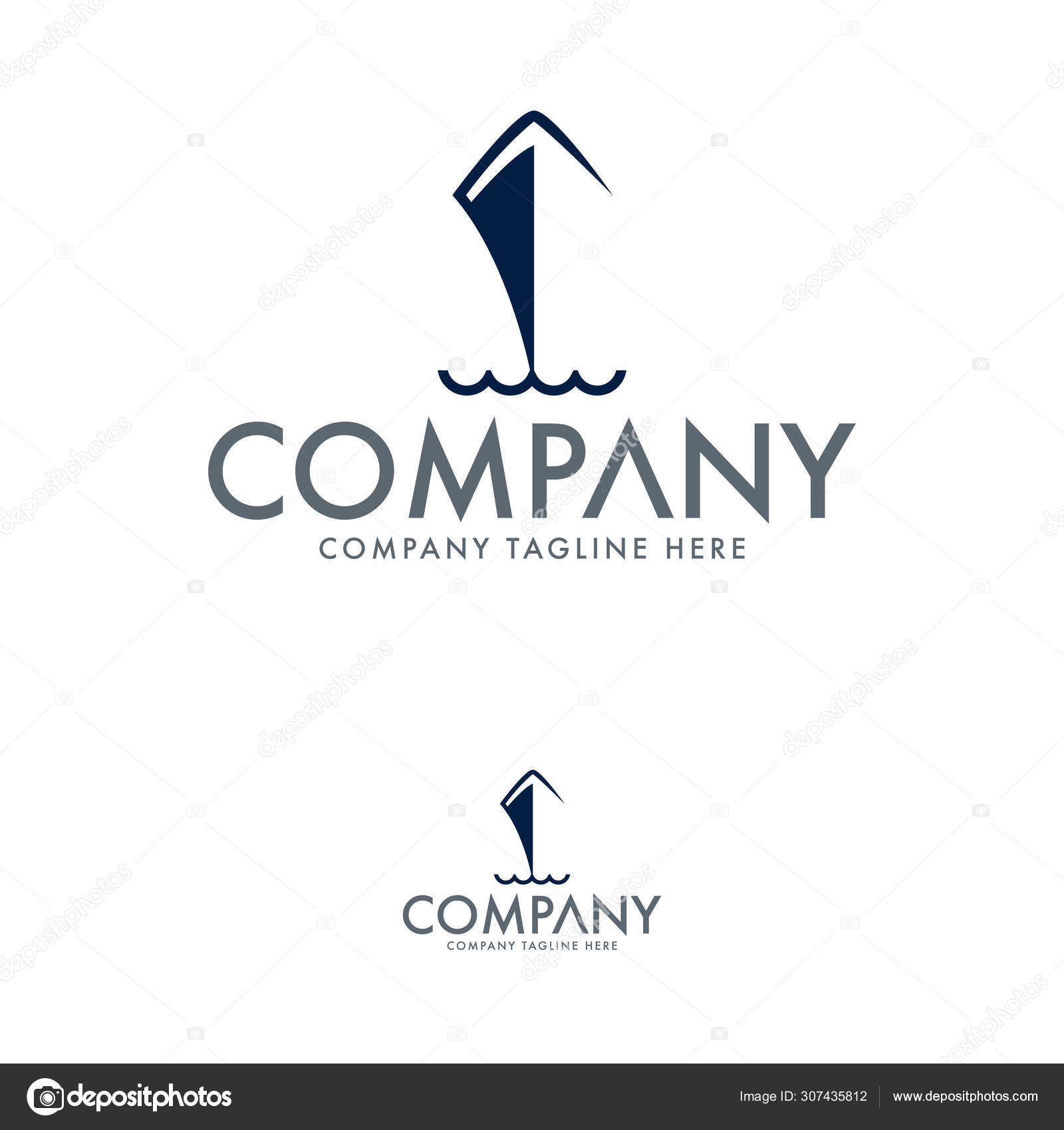 Creative Shipping Logo Design Template Stock Vector Image by ©bsgrap ...