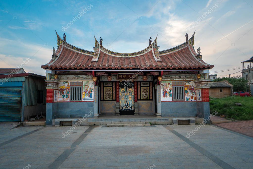 Casa tradicional en el pueblo de Beishan en la isla de Kinmen, Taiwán 2022