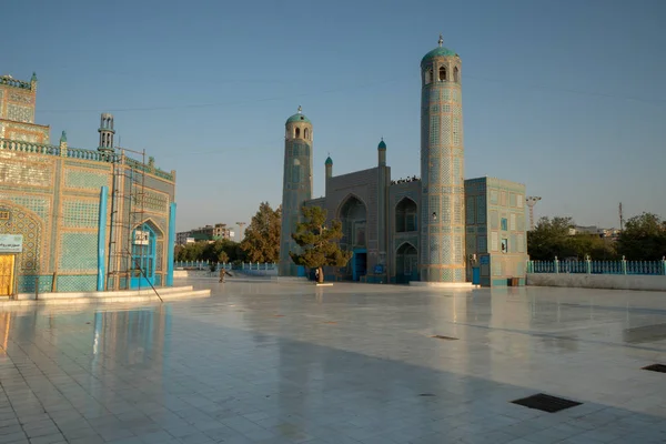 Blue Mosque Mazar Sharif Afghanistan Shrine Hazrat Ali Stock Photo by ...