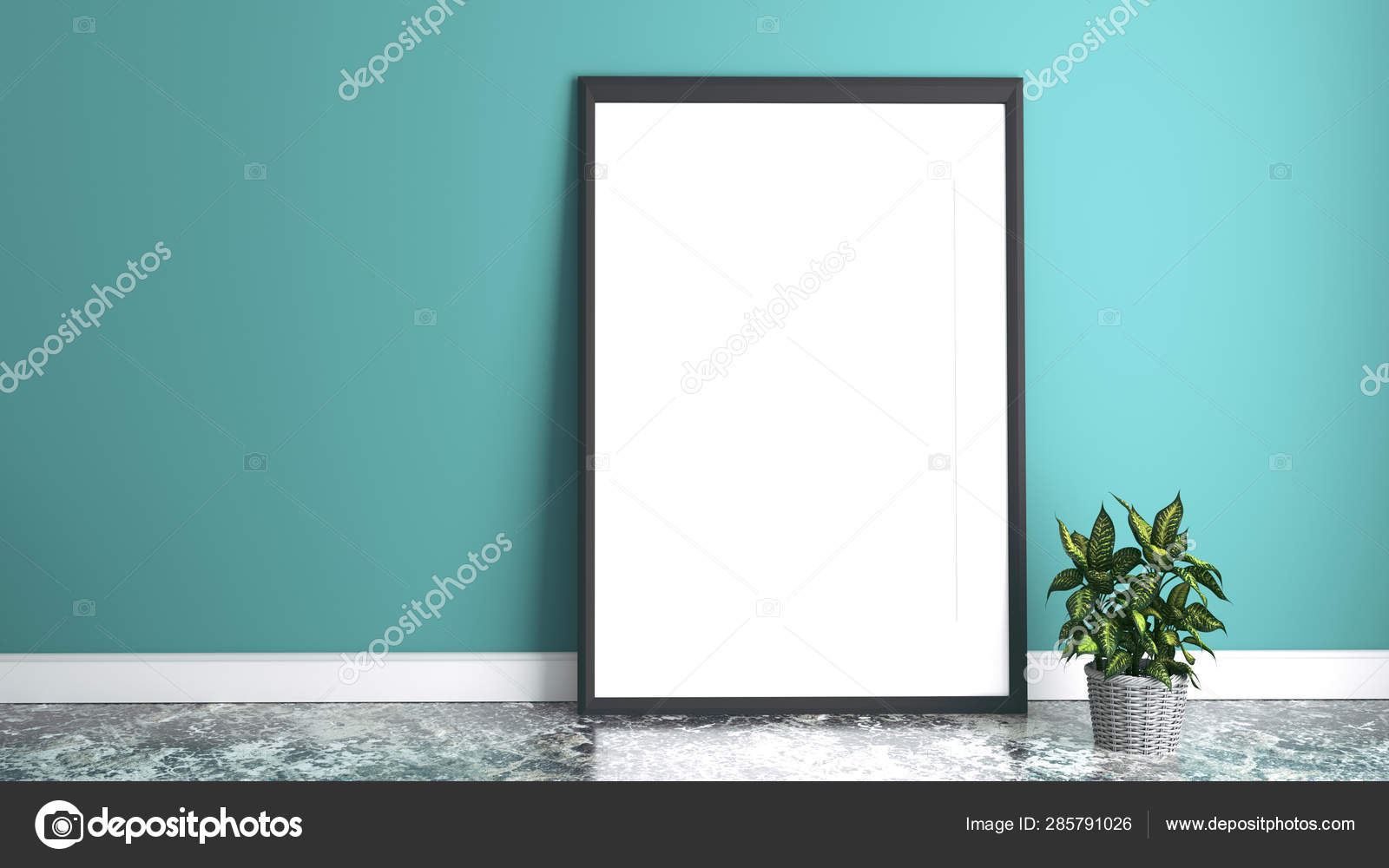 White picture frame. 3D rendering — Stock Photo © Minny0012011@gmail ...