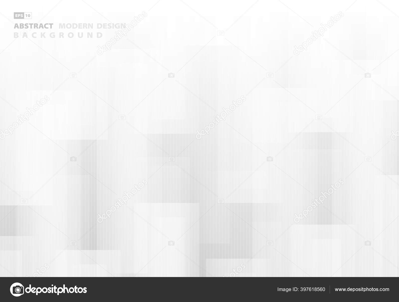 Abstract White Grey Rectangle Pattern Design Technology Artwork ...