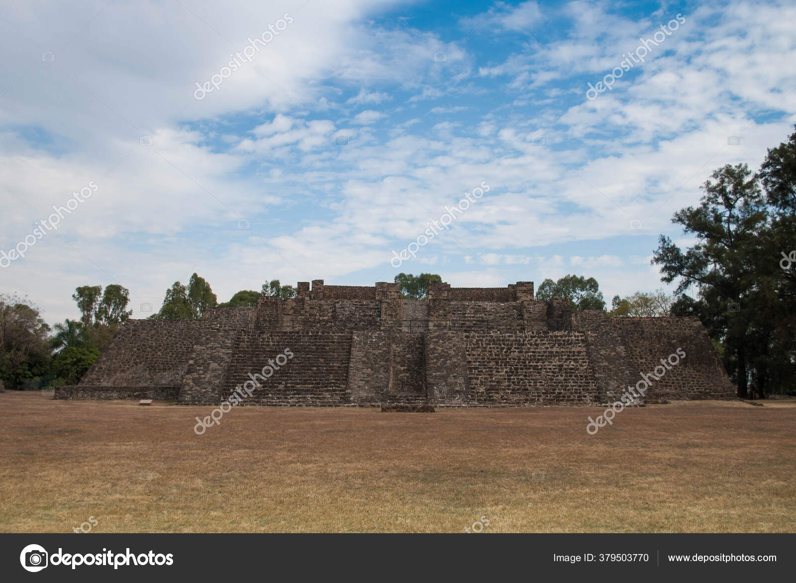 Teopanzolco Sitio Arqueológico Azteca Del Período Posclásico Ruinas ...