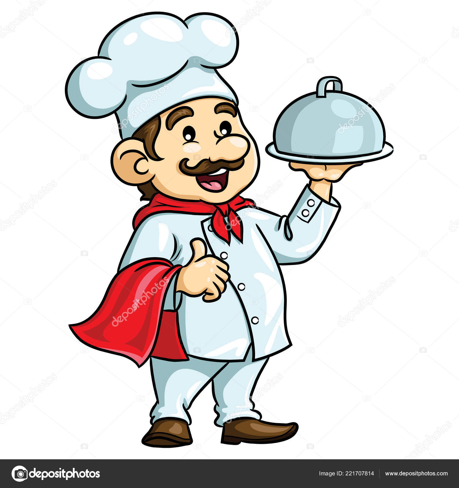 Illustrations Cute Cartoon Chef — Stock Vector © rubynurbaidi #221707814