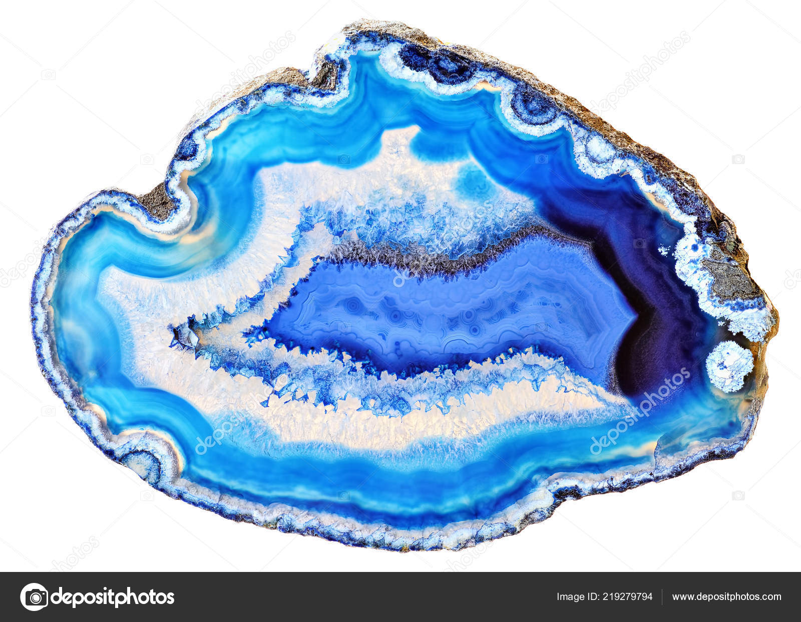 Blue Agate Gemstone