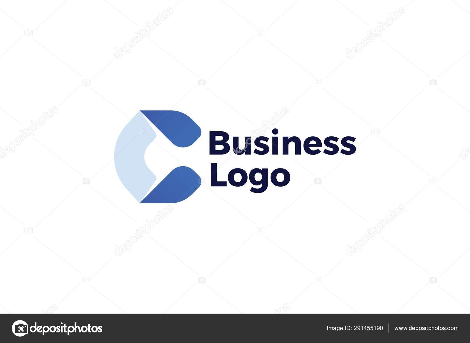 Diseño Del Logotipo Letra Aislado Sobre Fondo Blanco Vector de stock ...