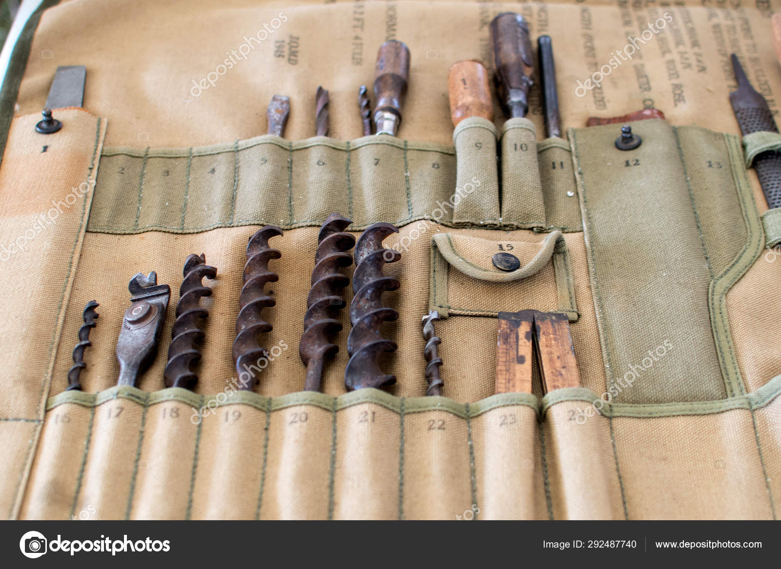 WW 2 Military tool roll — Stock Photo © inyrdreams #292487740