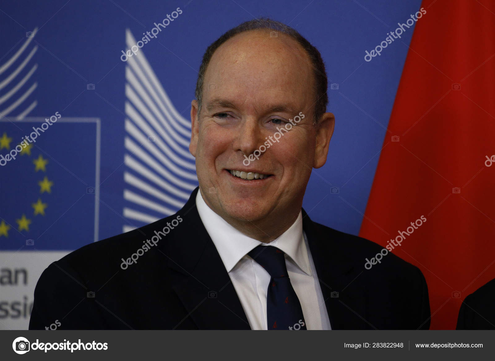 Prince Albert II of Monaco in Brussels, Belgium – Stock Editorial Photo ...
