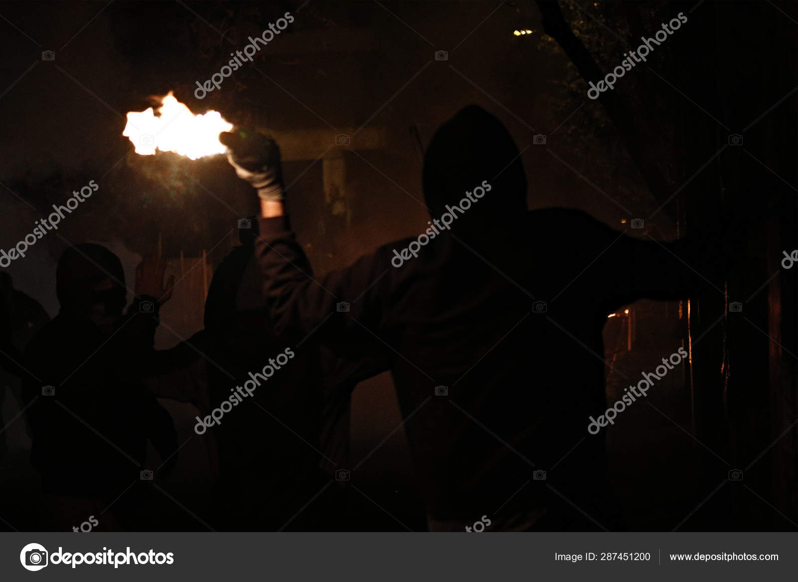 Activists Throw Molotov Coctails Set Fires Clashes Riot Police ...