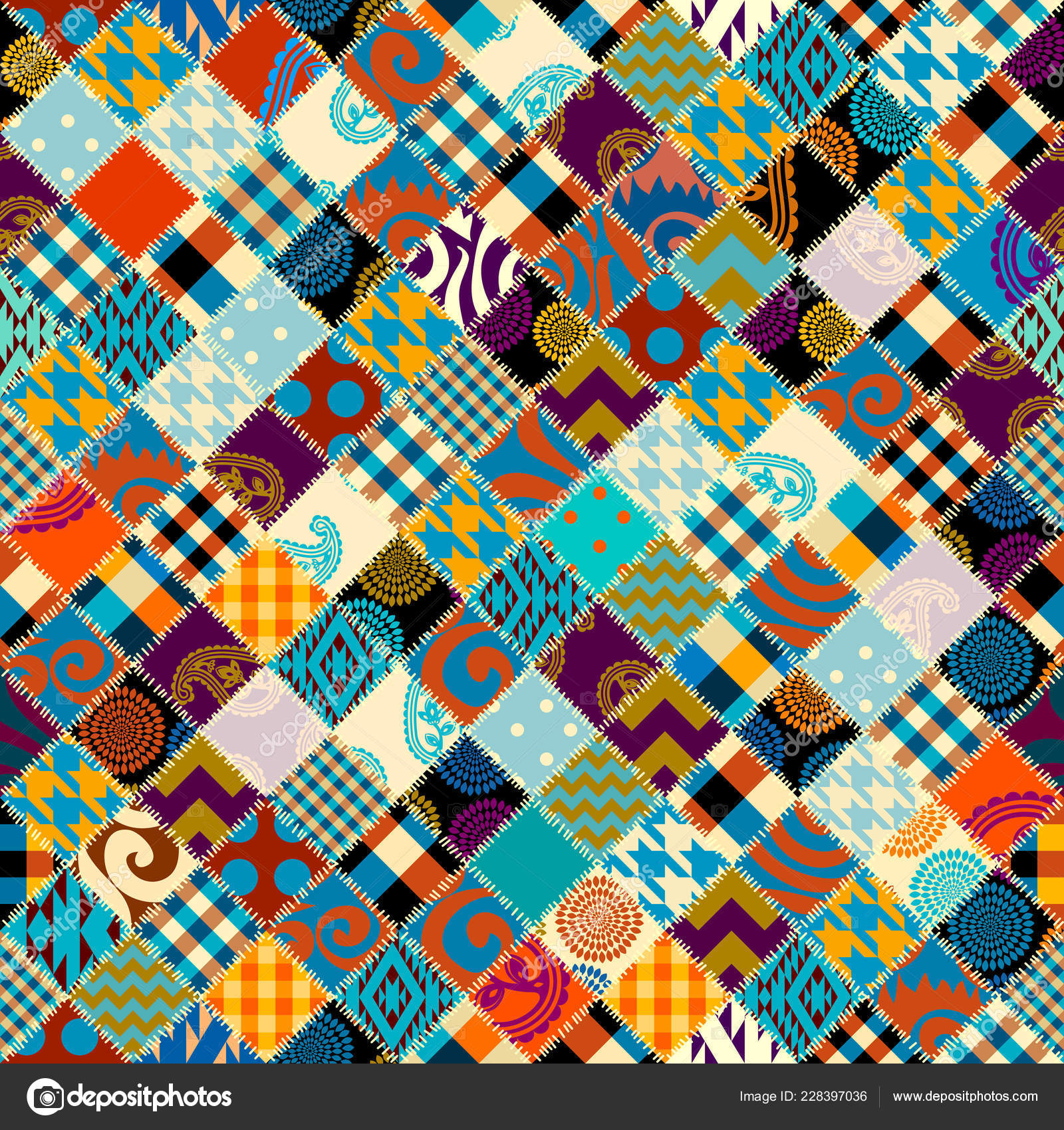 Seamless Quilt Texture