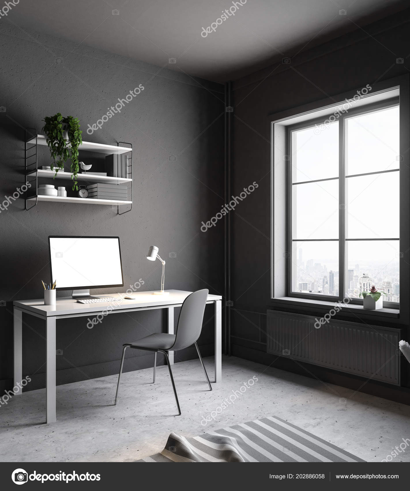 Dark Computer Office