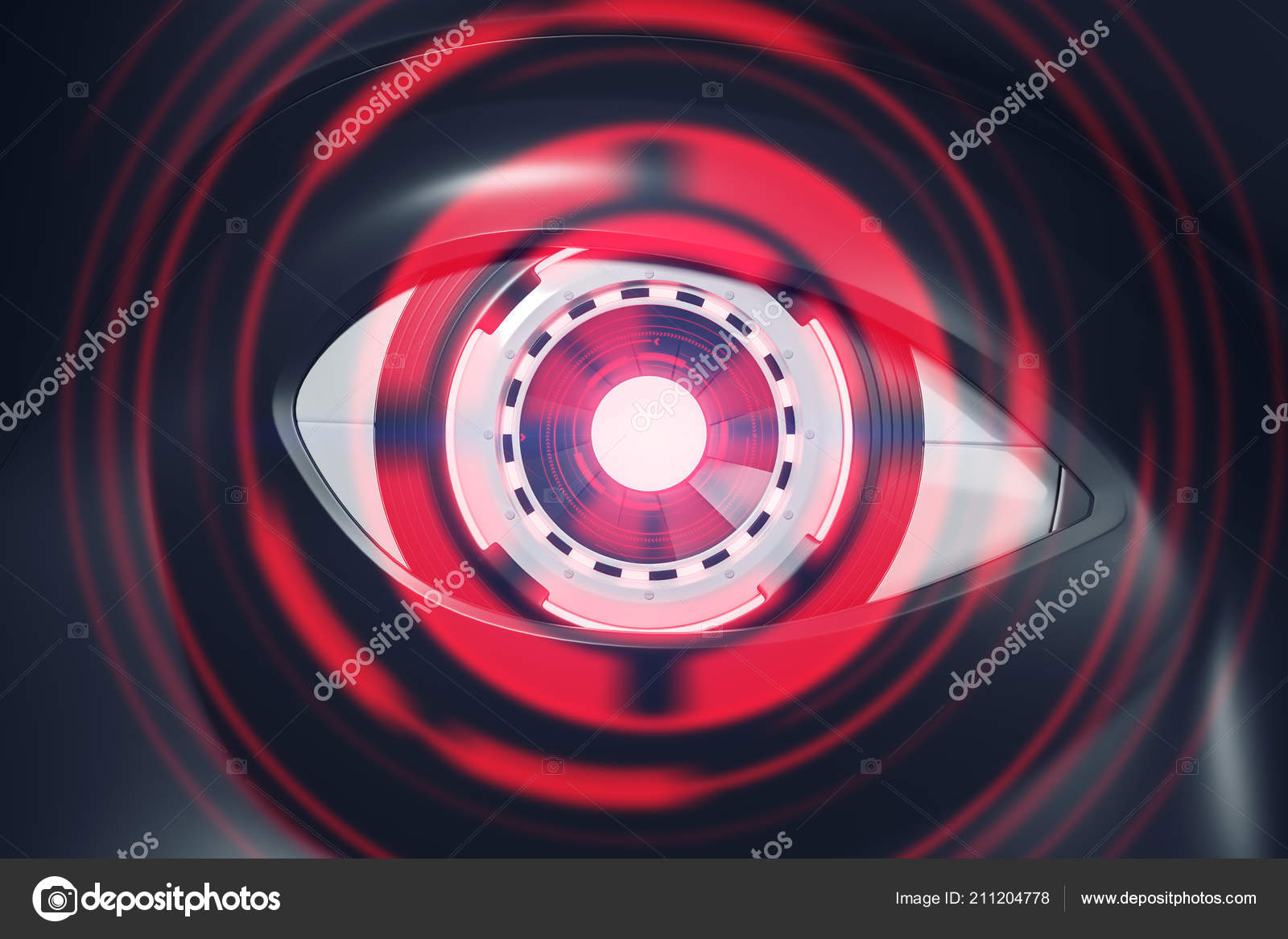 Red Robot Eye