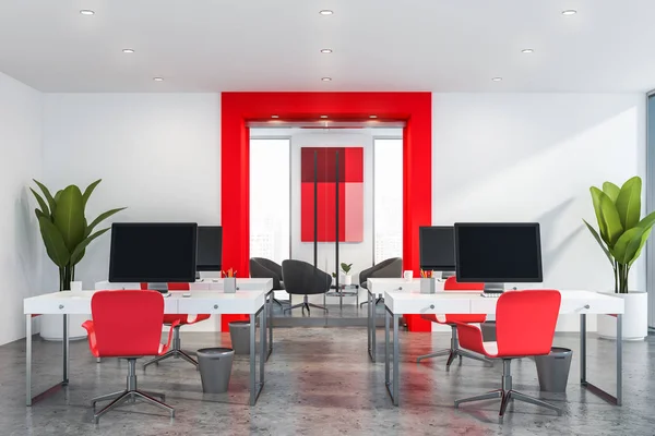 Red office interior Stock Photos, Royalty Free Red office interior ...