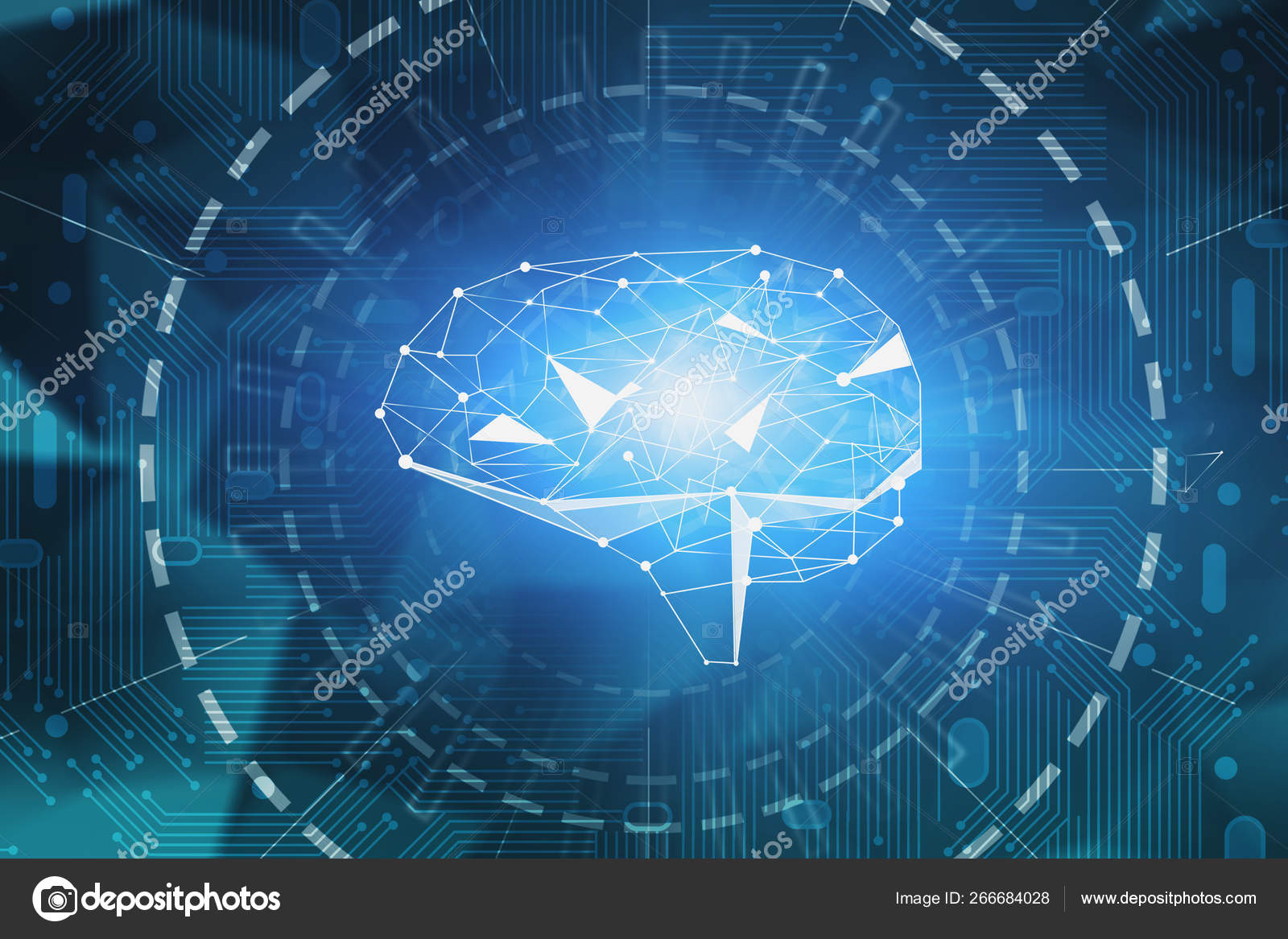 AI concept, HUD interface — Stock Photo © denisismagilov #266684028
