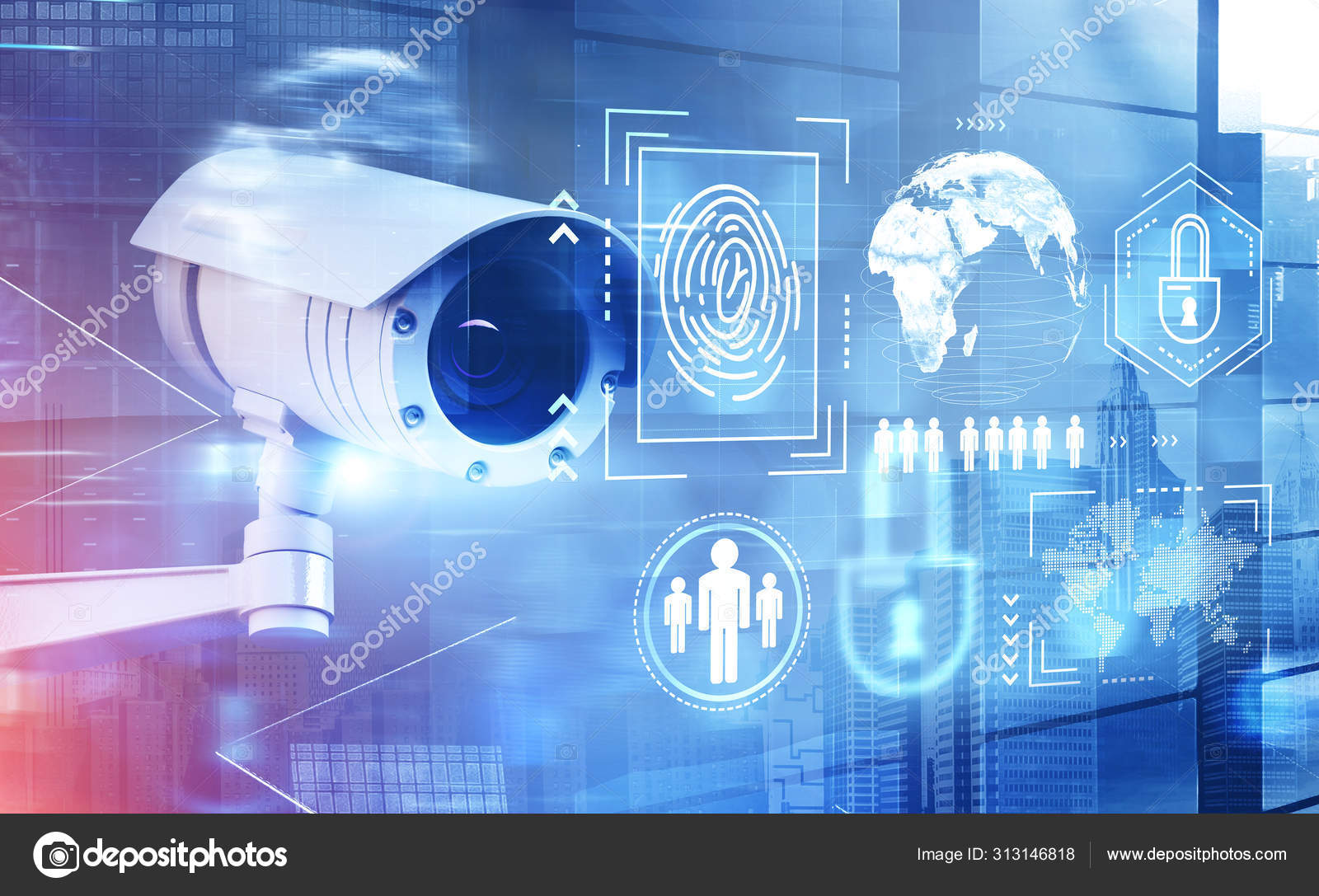 Security Camera System Background