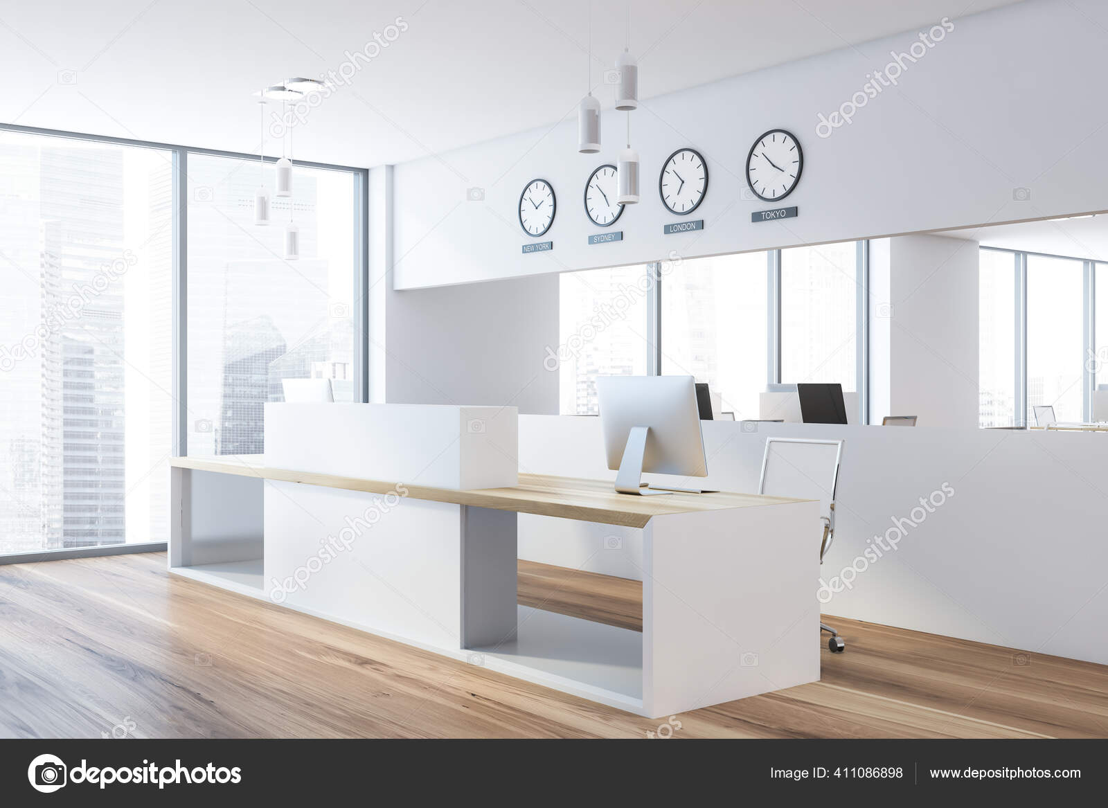 Corner Office Space Waiting Room