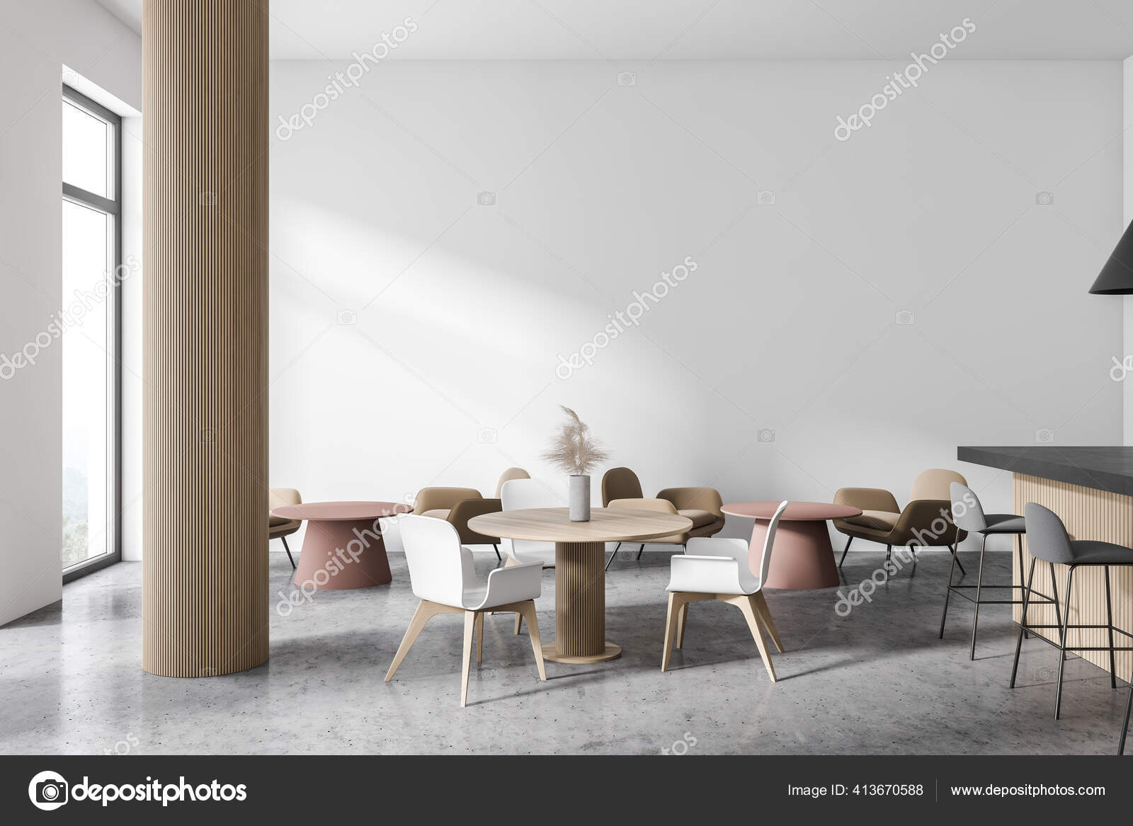 Modern Restaurant White