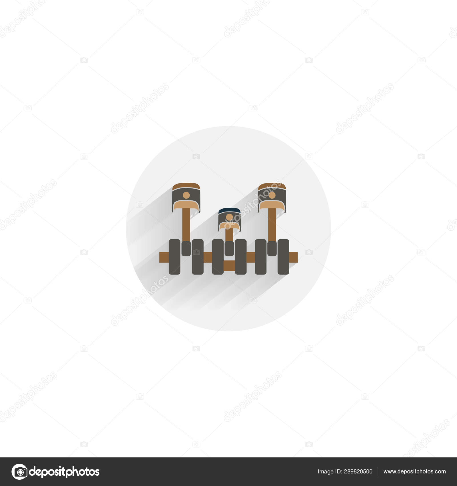 Car engine. piston, crankshaft, Cylinder block, internal combustion ...