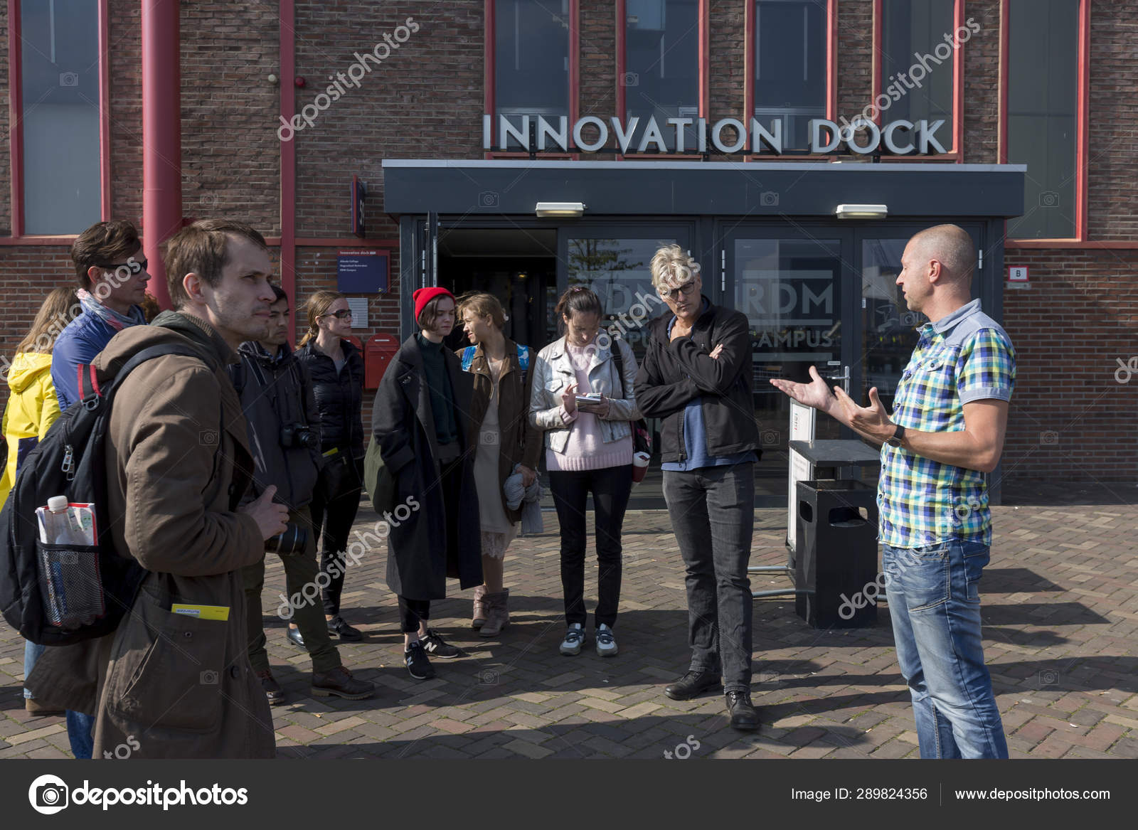 Rotterdam Netherlands Sept 2017 Group People Guide Front Innovation ...