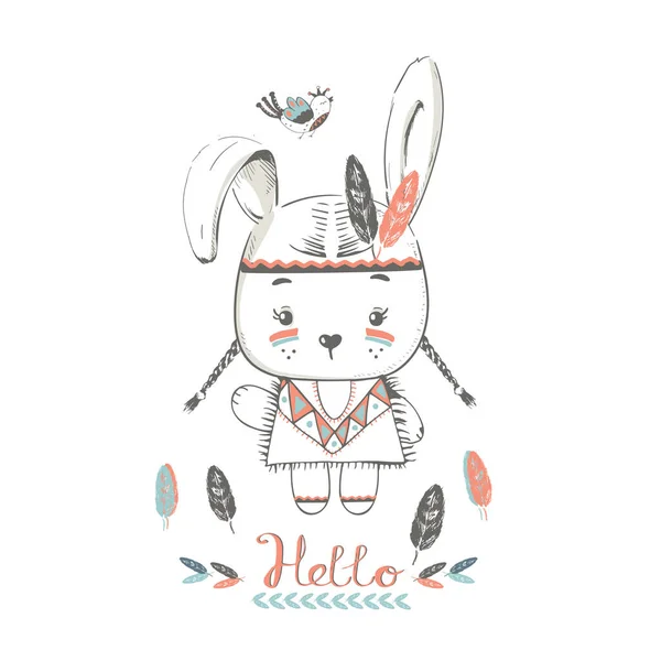 76 Native american rabbit Vector Images, Native american rabbit ...
