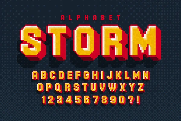 8 bit font Vector Images | Depositphotos