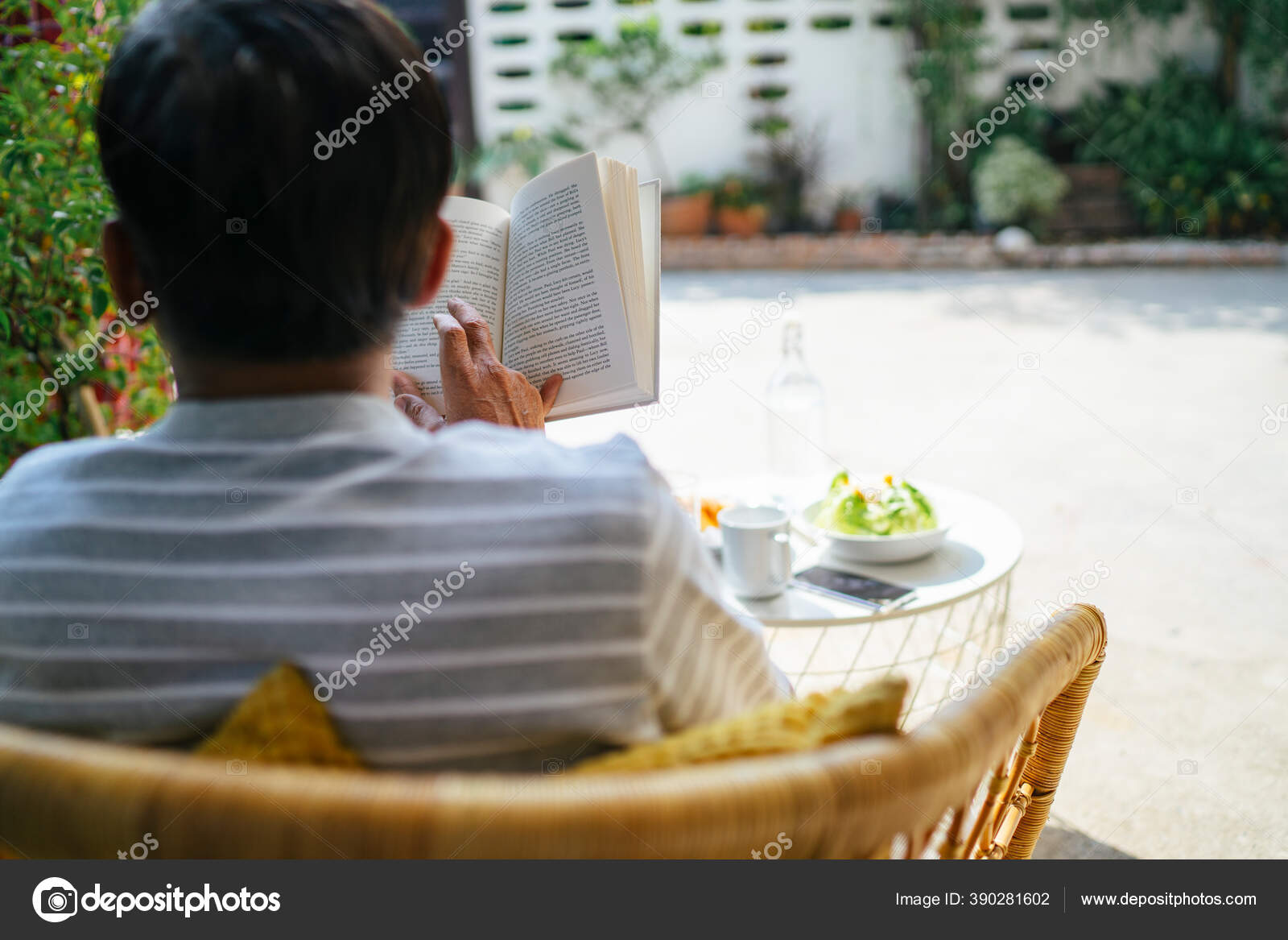 Over The Shoulder Shot Reading
