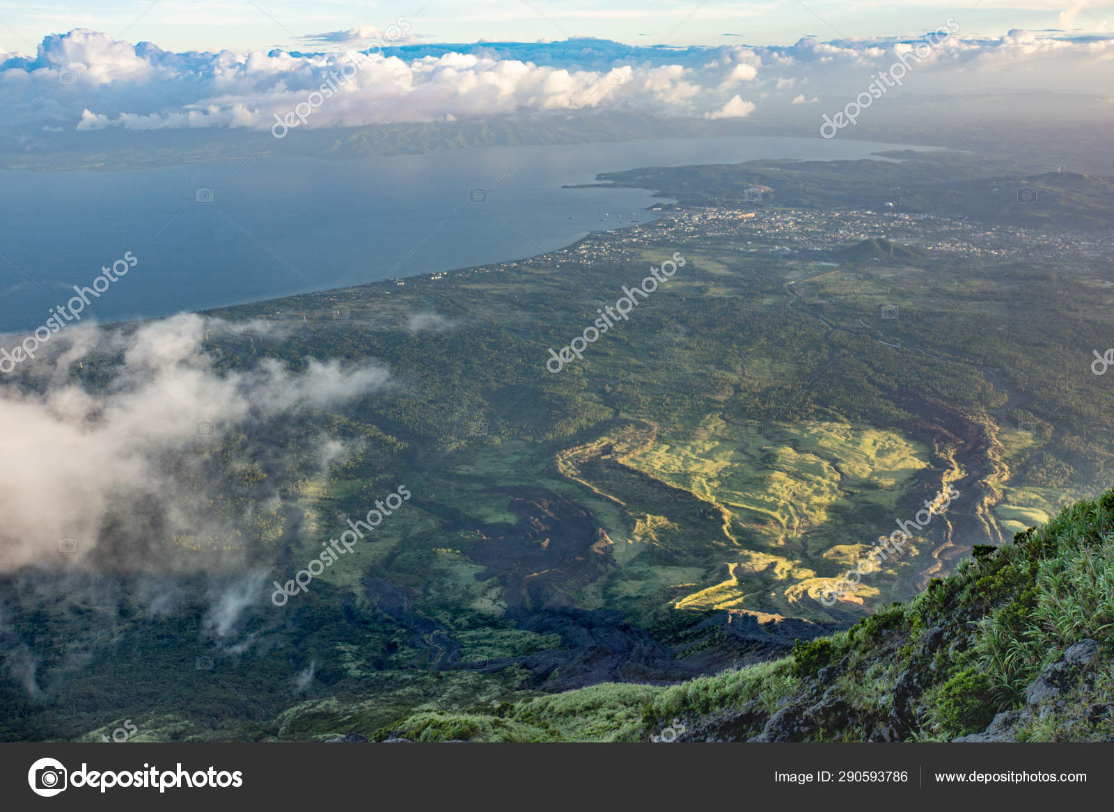 Hiking Mayon Volcano Philippines Stock Photo by ©whiteturtle1988 290593786