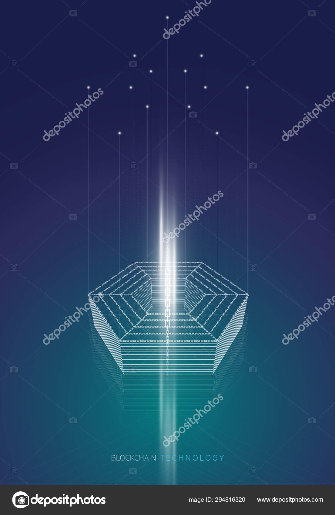 Hexagon chain concept Stock Vector Image by ©gsign76@gmail.com #294816320