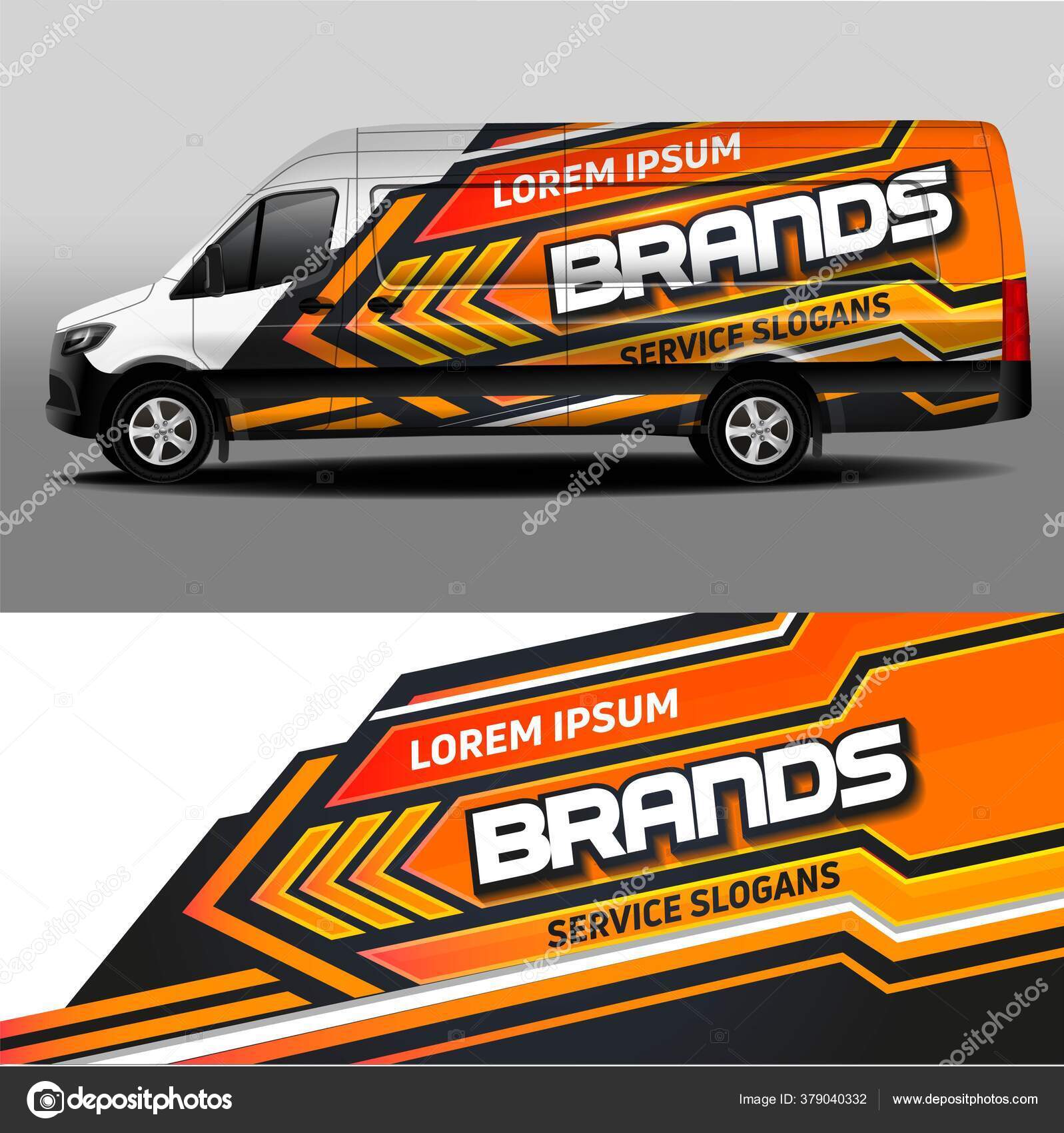 Van Livery Vector Design Car Sticker Development Car Design Company ...