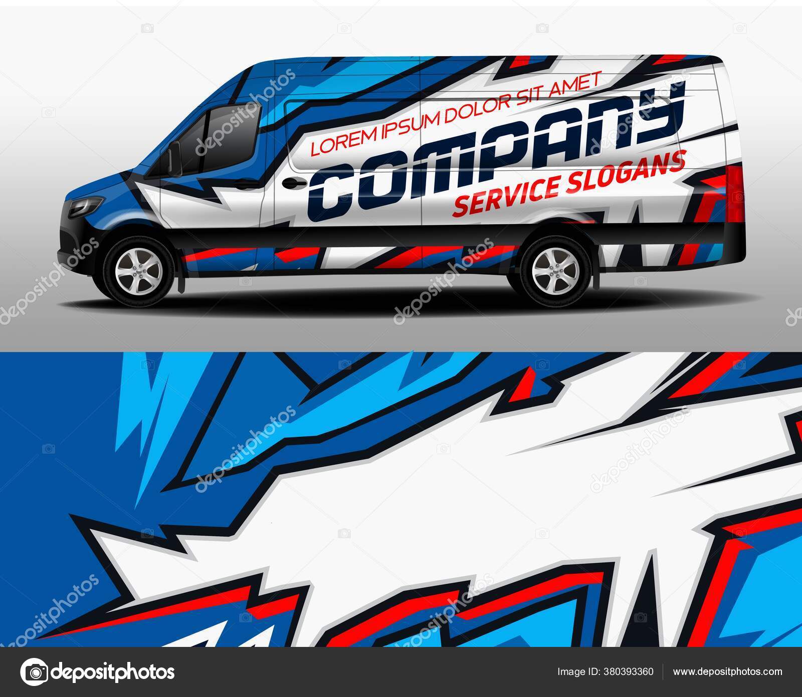 Van Livery Design Car Sticker Stripes Development Car Design Company ...