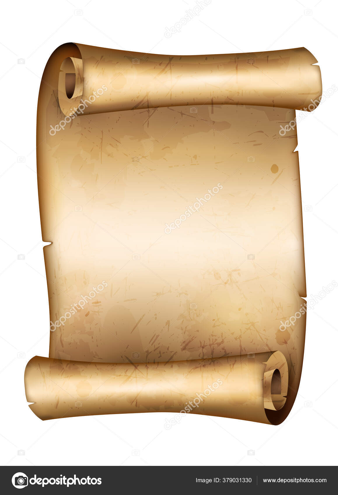 Parchment Scroll Vertical