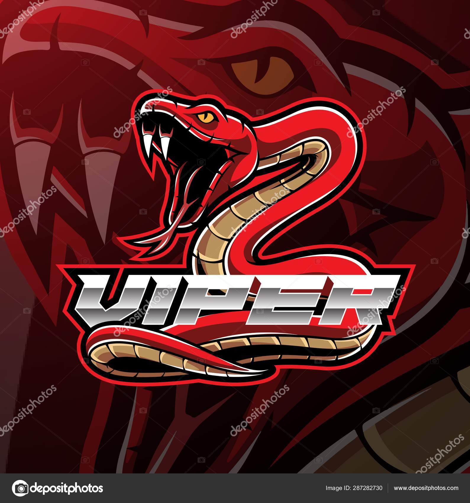 Viper Snake Head Logo