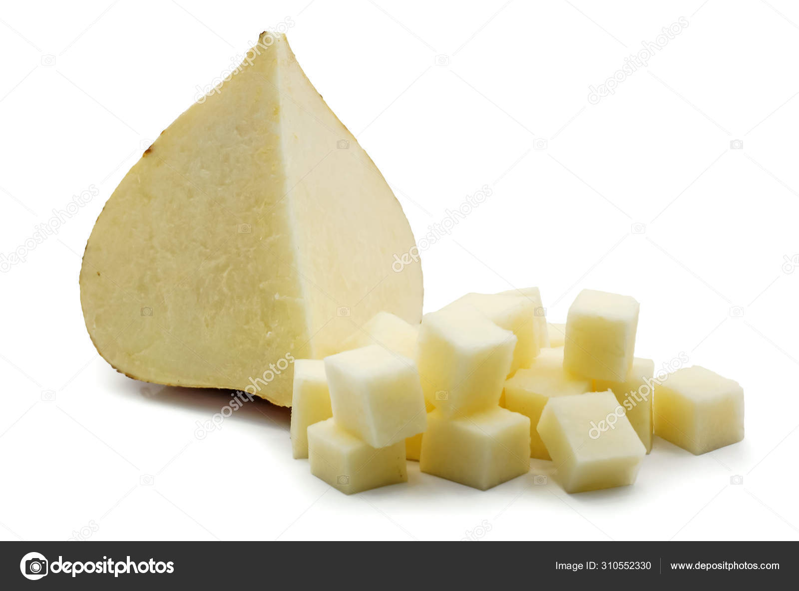 Jicama Root Isolated White Background Stock Photo by ©Anny-ben 310552330