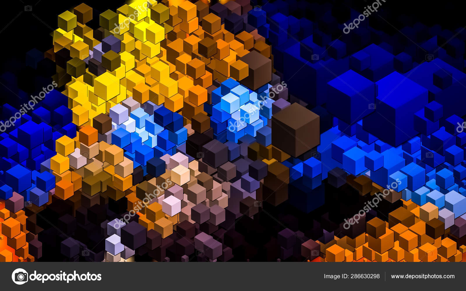 3D Colorful Cubes Wallpaper — Stock Photo © neerajphotoartist #286630298