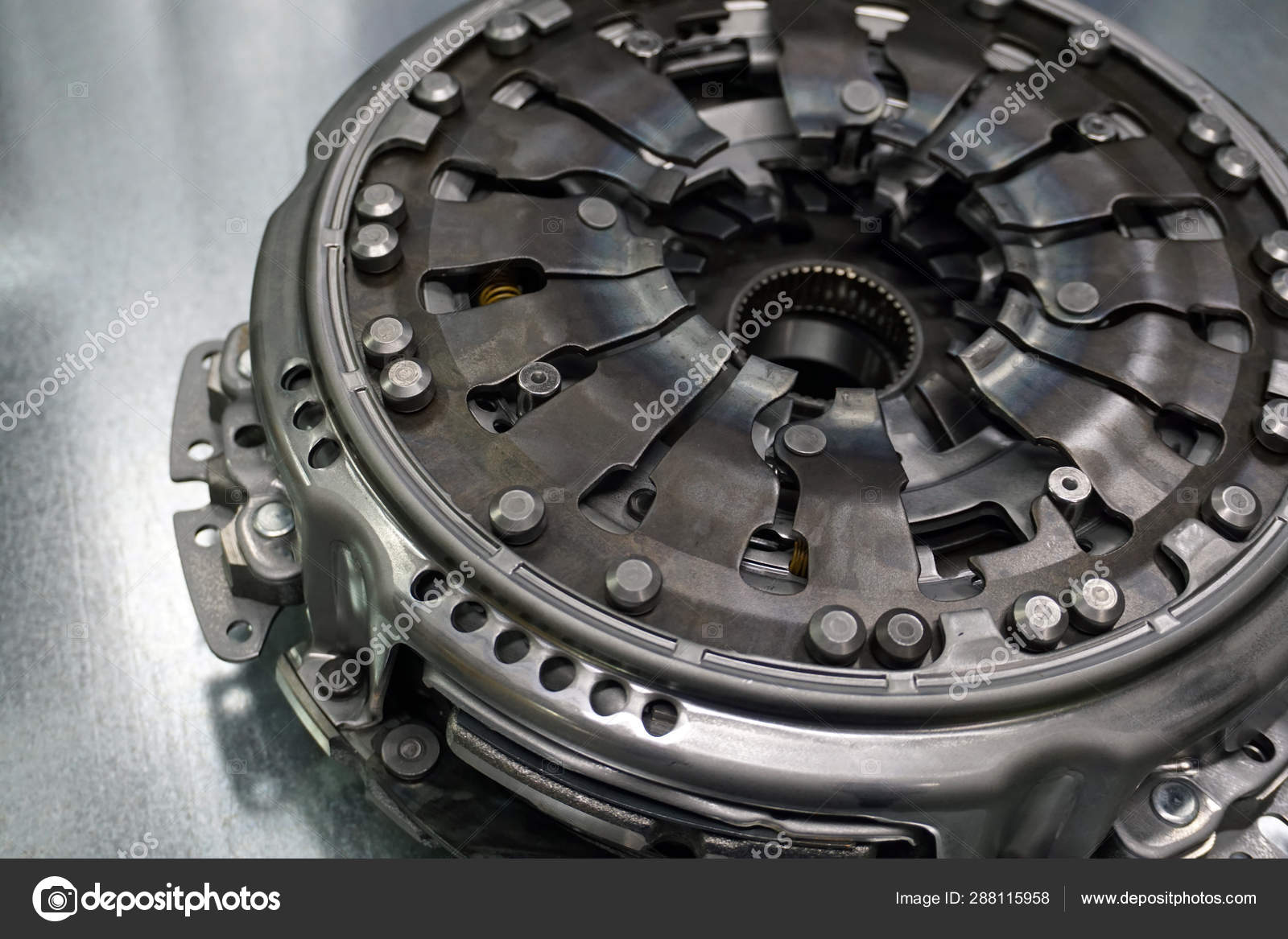 Clutch Automatic Transmission Dsg Details Modern Technology Car — Stock ...