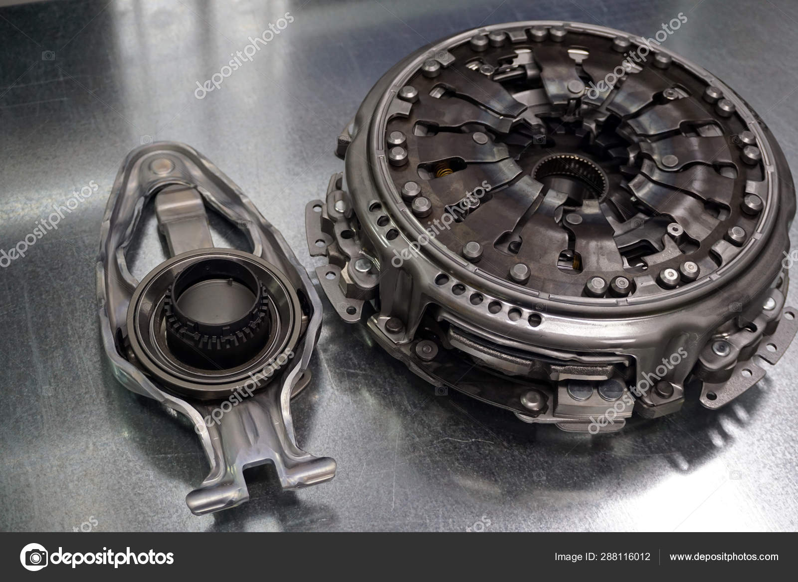 Clutch Automatic Transmission Dsg Details Modern Technology Car — Stock ...