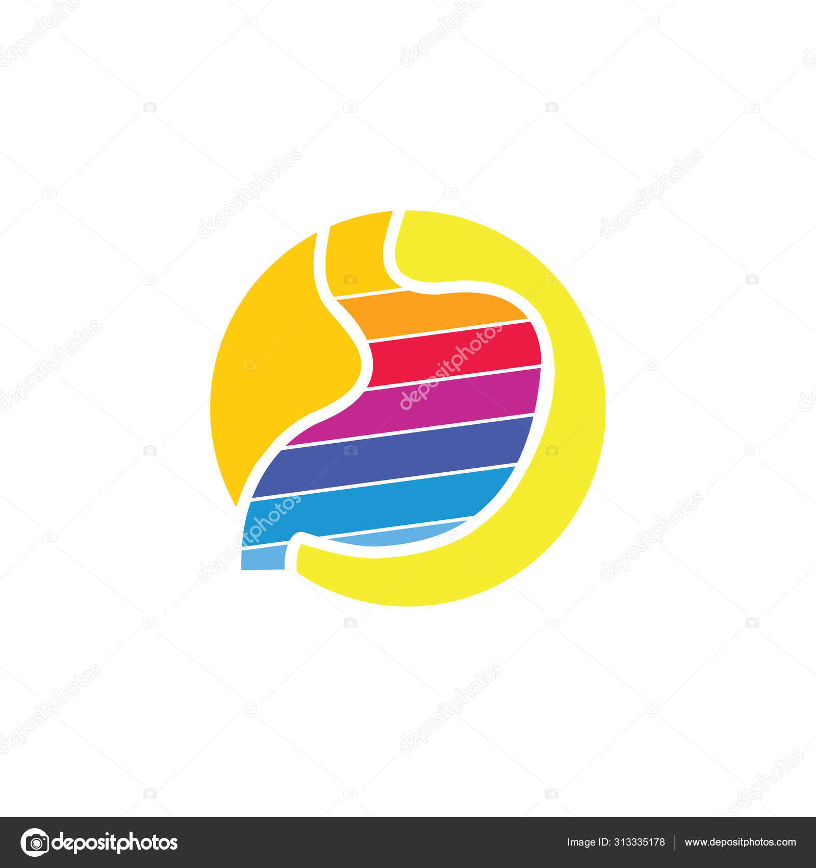 Creative Modern Colorful Endoscopy Logo Design Template Ecological ...
