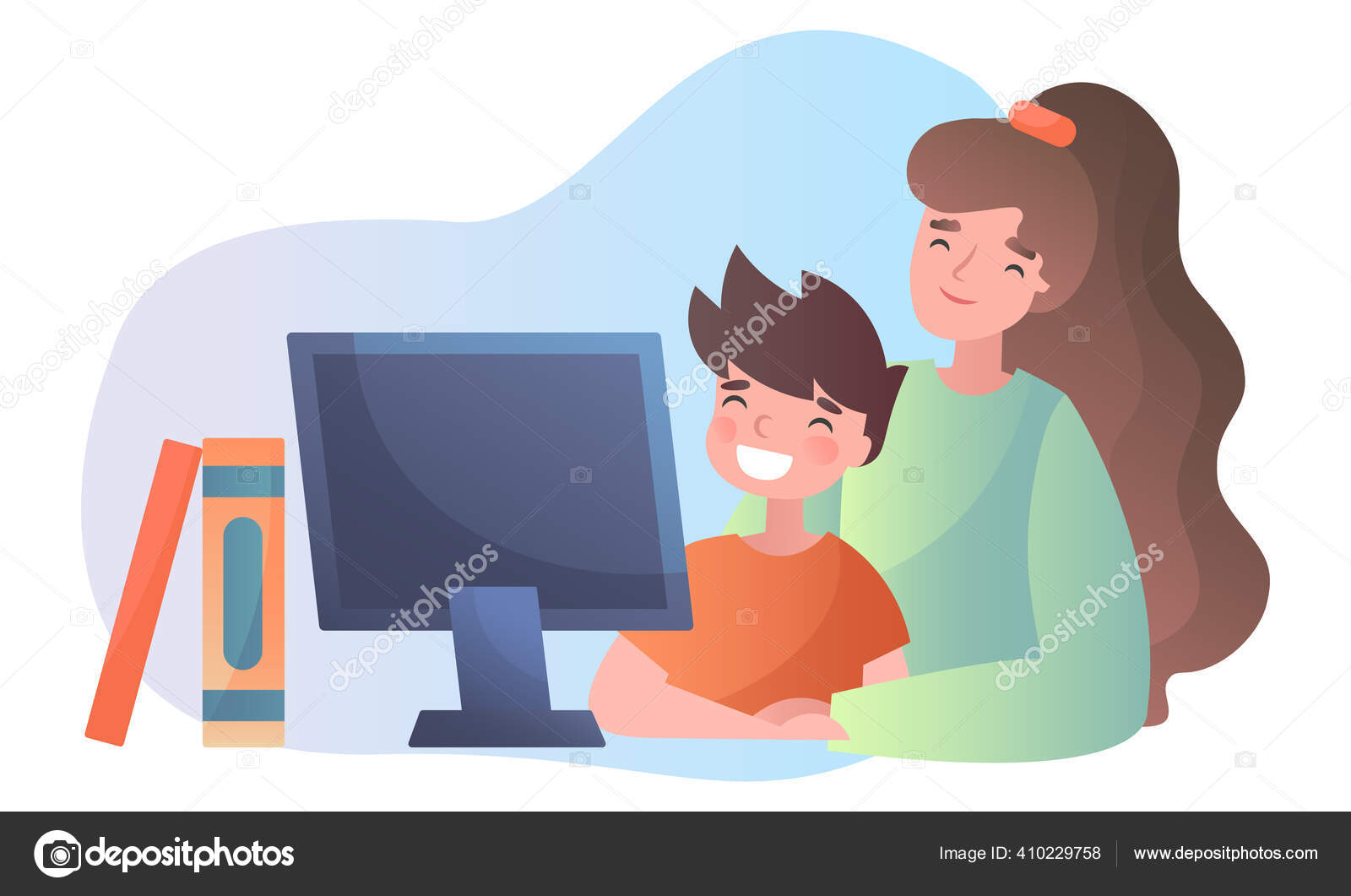 Parent Lecturing Child Clipart