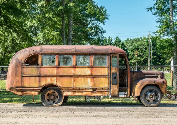 Broken school bus Stock Photos & Royalty-Free Images | Depositphotos