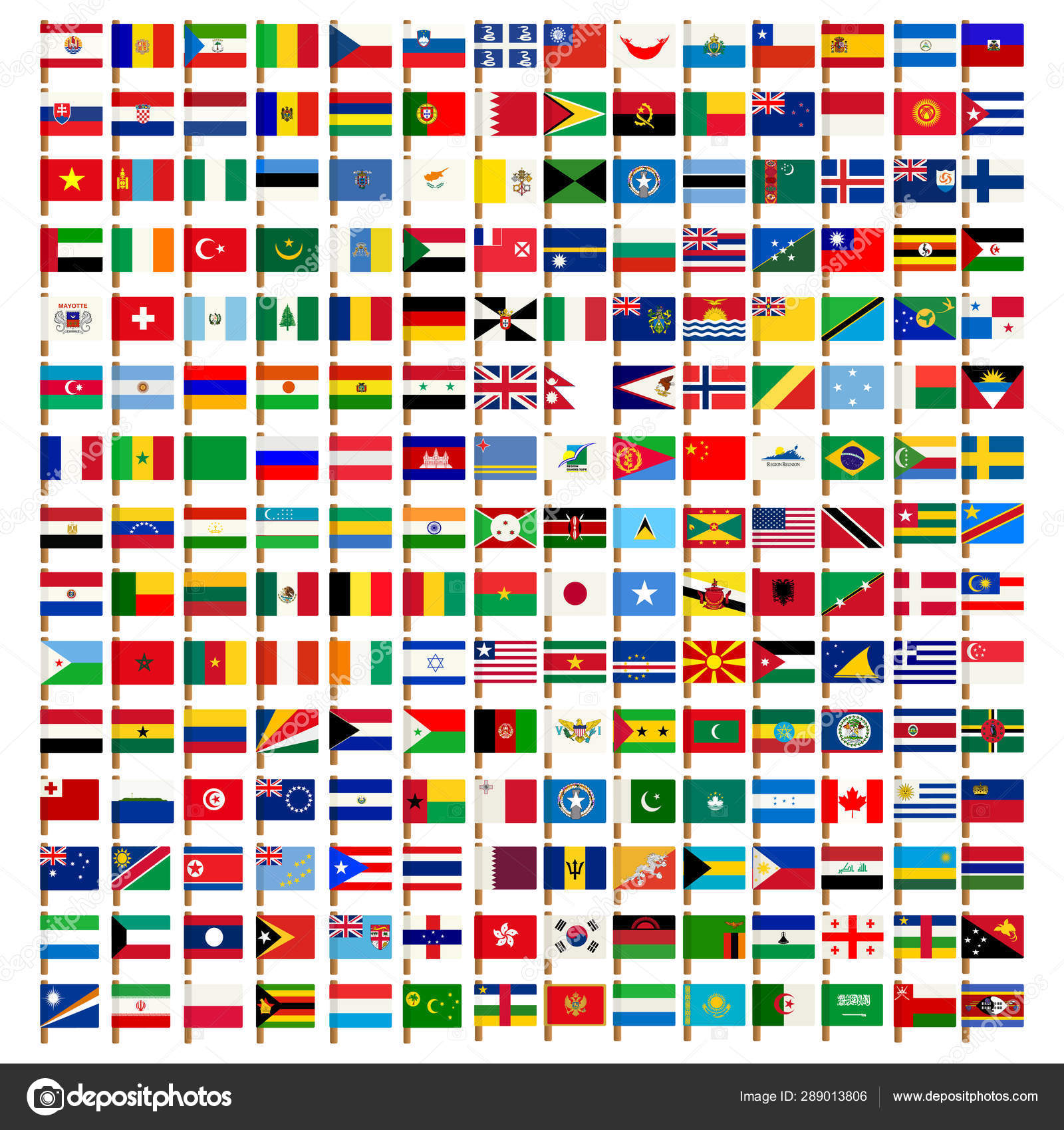 World flag icons set Stock Vector by ©rceeh 289013806