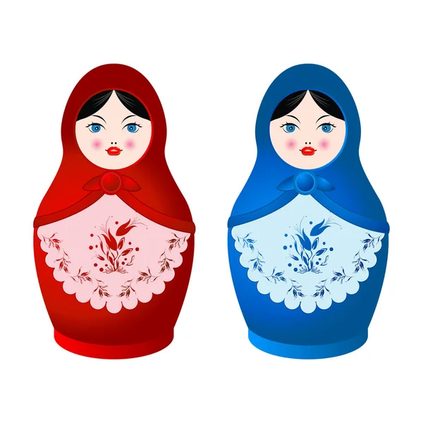 Russian nesting dolls – matryoshka — Stock Photo © ensiferum #6123297