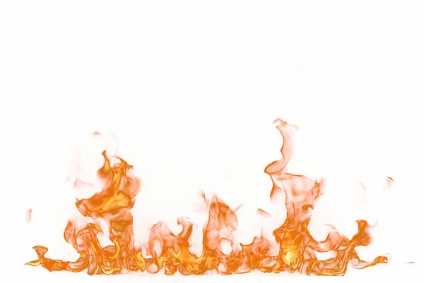 Fire flames isolated on white background - Stock Image - Everypixel