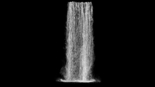 View Waterfall Black Background ⬇ Video by © arsenyg Stock Footage ...