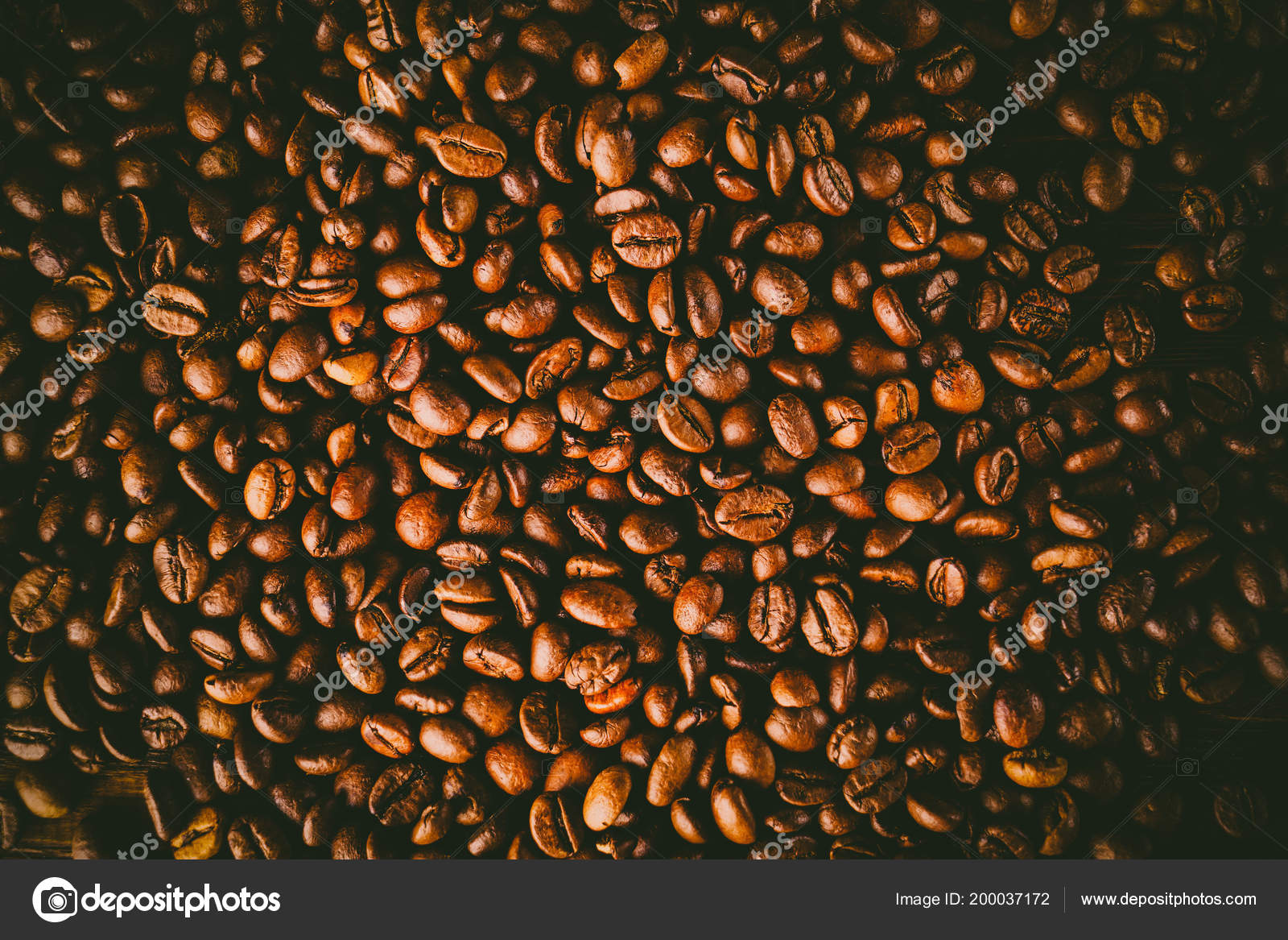 Coffee Beans Table Background — Stock Photo © aallm #200037172