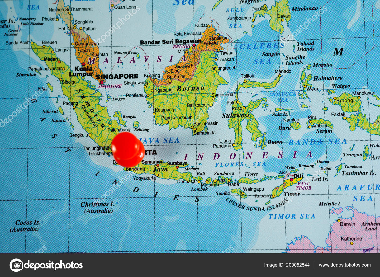 Jakarta Indonesia Map