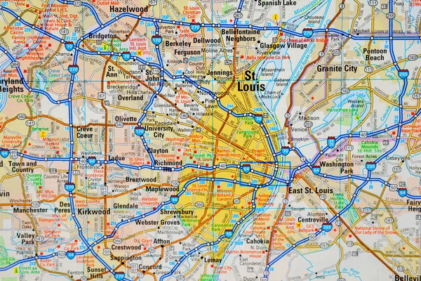 St louis map Stock Photos, Royalty Free St louis map Images | Depositphotos