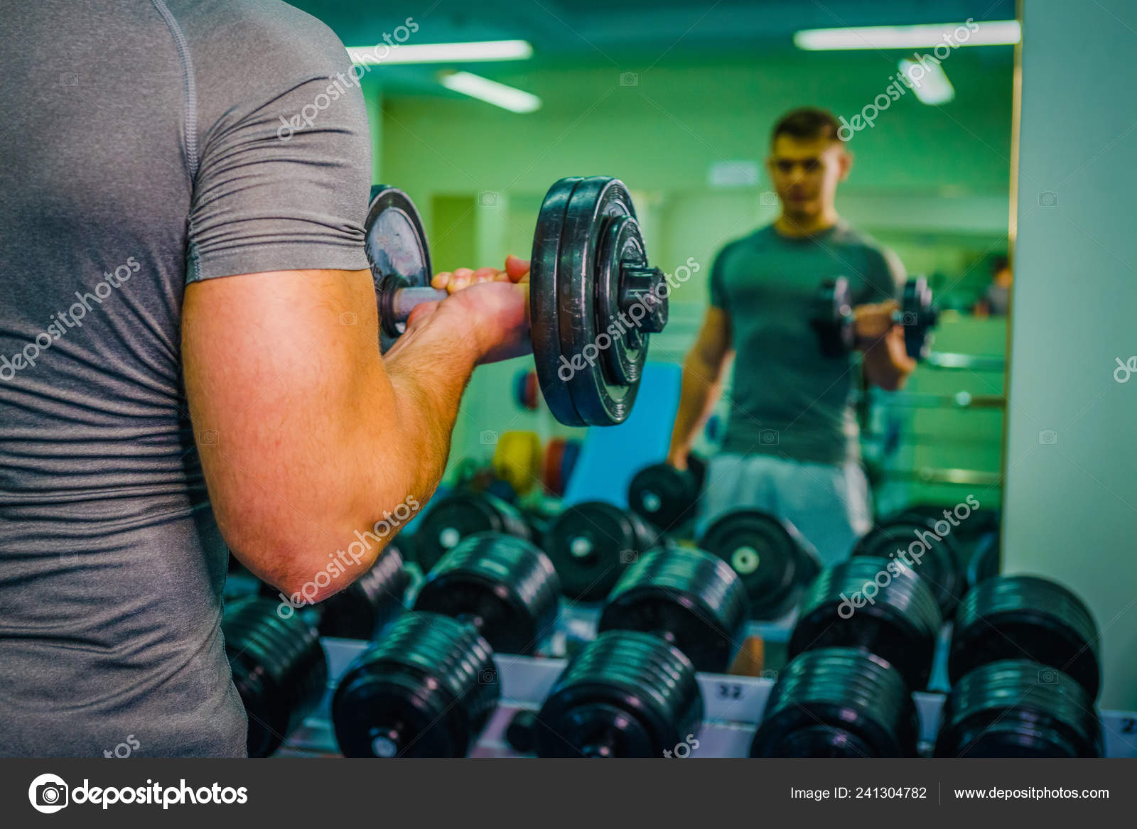 Bodybuilder Gym — Stock Photo © aallm #241304782