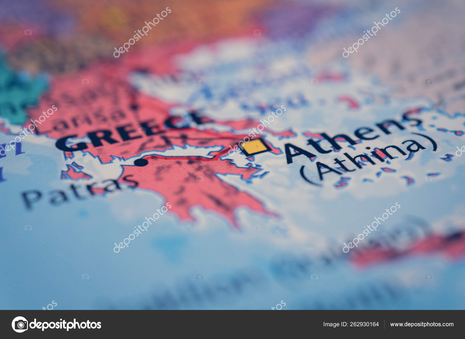 Greece on map background Stock Photo by ©aallm 262930164