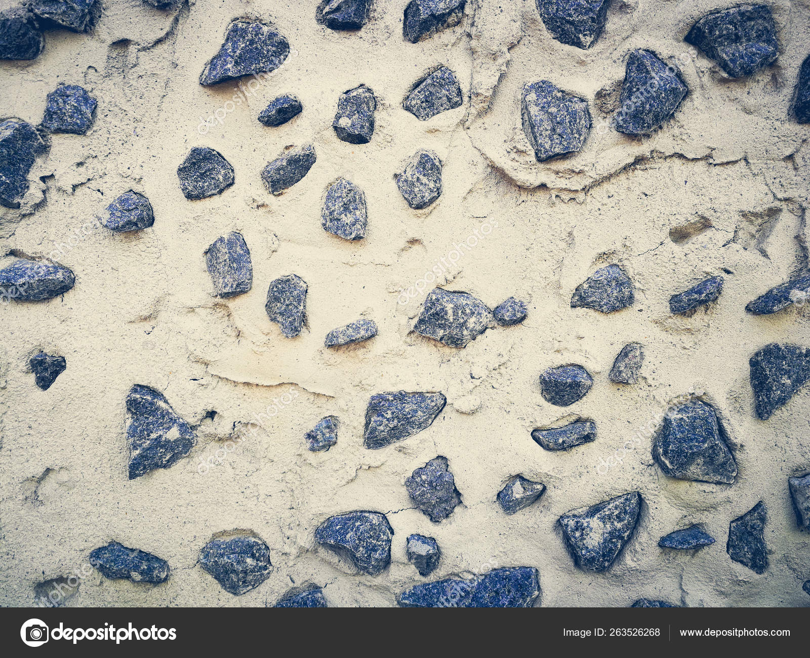 Crushed stone in concrete — Stock Photo © aallm #263526268
